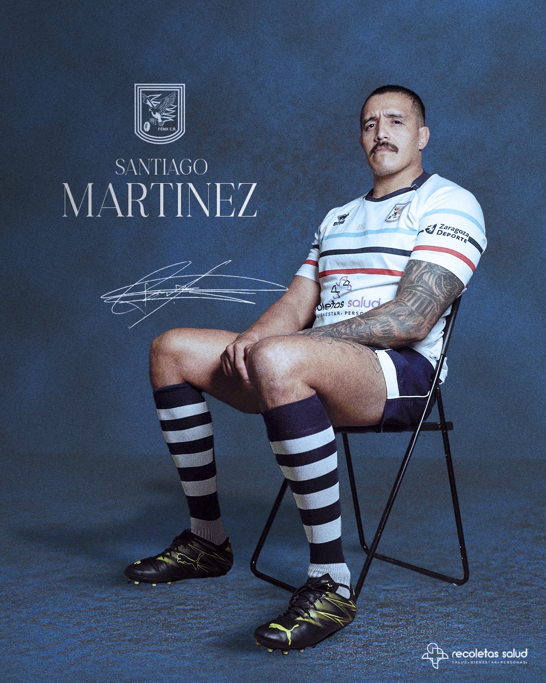 Fénix Club Rugby Zaragoza. Un Gigante en la Segunda Línea: Santiago ...